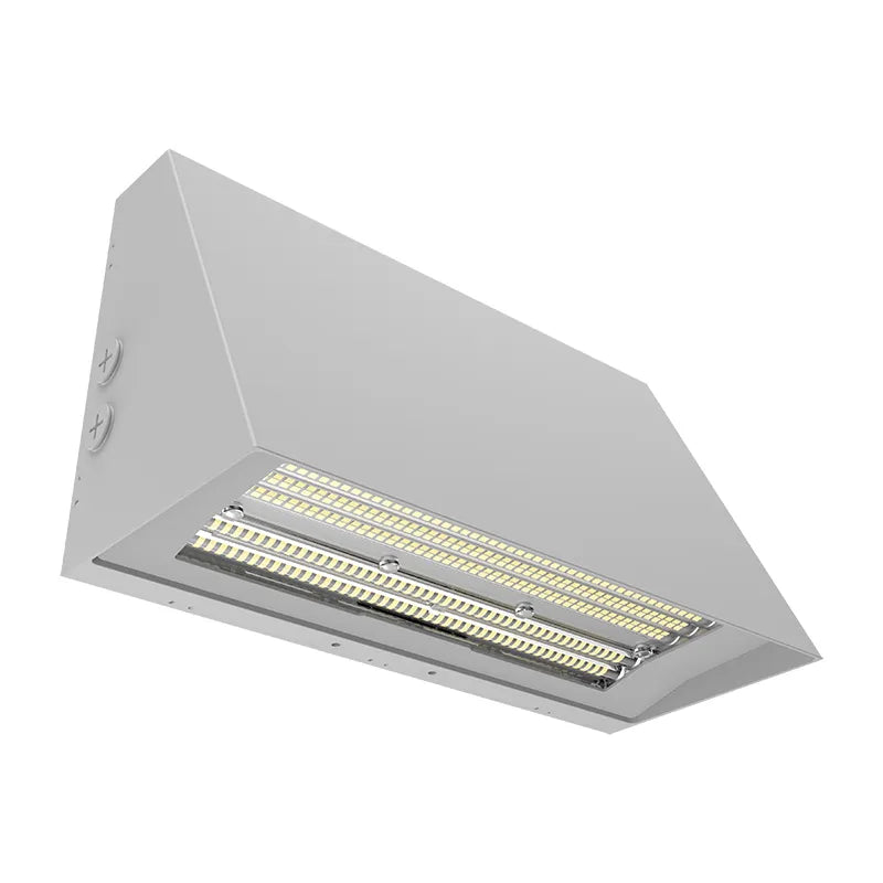 LED Silver Wall Pack, 60W/80W/100W, 3000K/4000K/5000K | Green Lighting